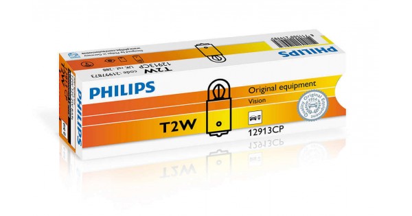 PHILIPS T2W 12V 2W BA9S T8,5x21,5