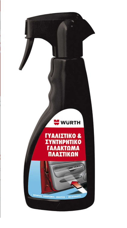 Wurth Γυαλιστικο & Συντηρητικο Γαλακτωμα Πλαστικων 500ML