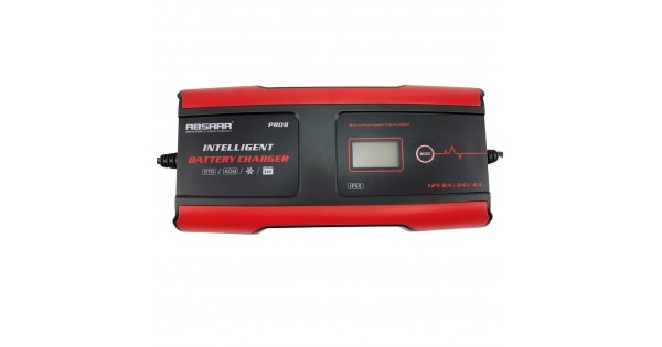 Absaar Φορτιστής Μπαταρίας Αυτοκινήτου Smart Charger Pro 8.0 8A 12/24V ...