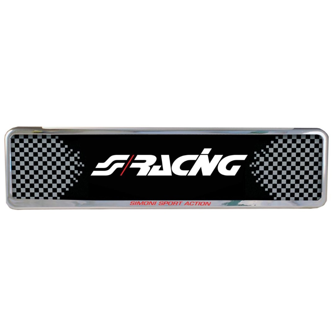 Simoni Racing Πλαισιο Πινακιδας Χρωμιου Πισω PTX/2