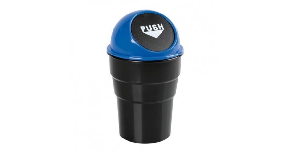 Τακακι Καδος PUSH-BIN 10x18cm Με Καπακι (ΜΠΛΕ/ΚΟΚΚΙΝΟ/ΠΡΑΣΙΝΟ/ΚΙΤΡΙΝΟ)
