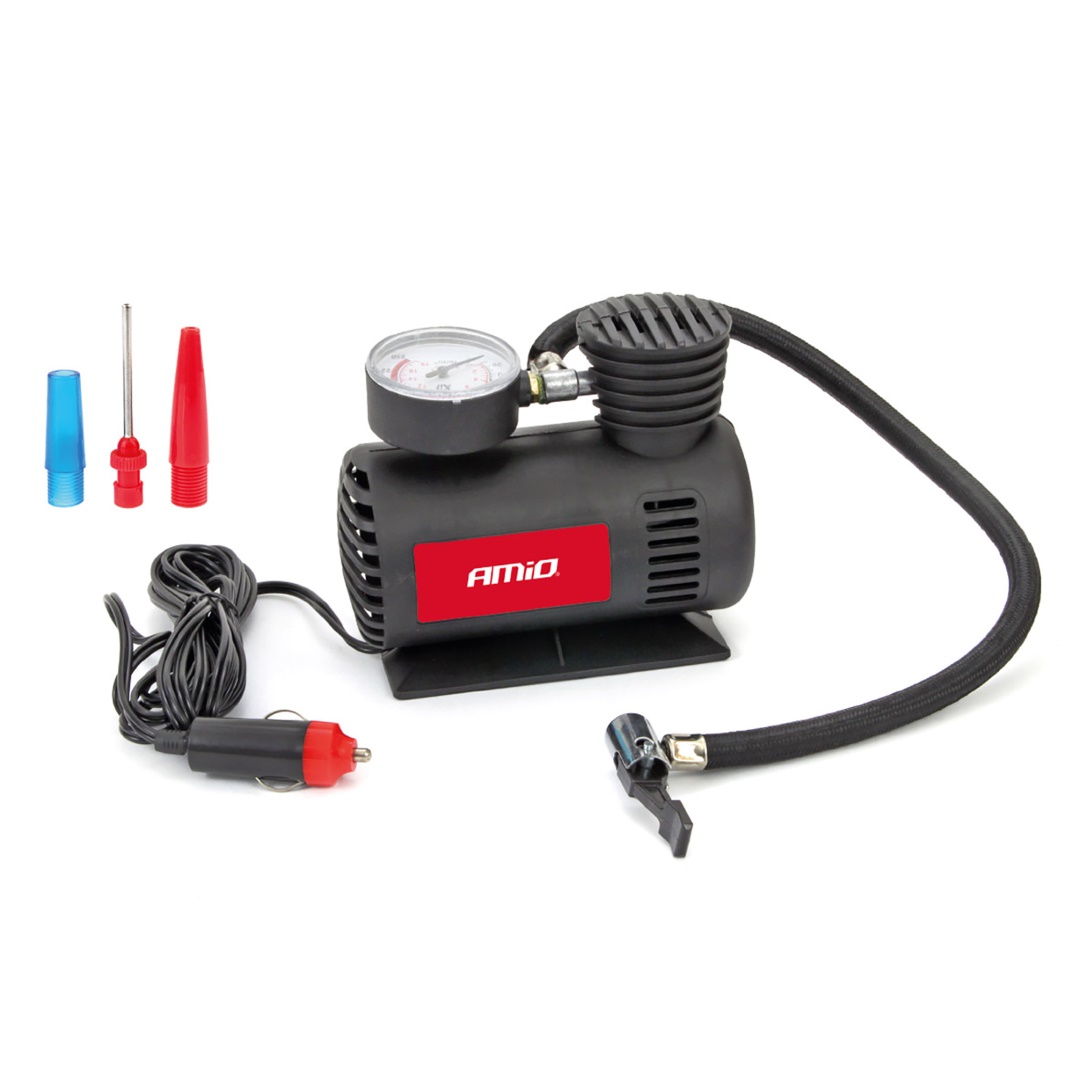 AMiO Τρόμπα Αυτοκινήτου 300PSI με Καλώδιο Αναπτήρα 12V