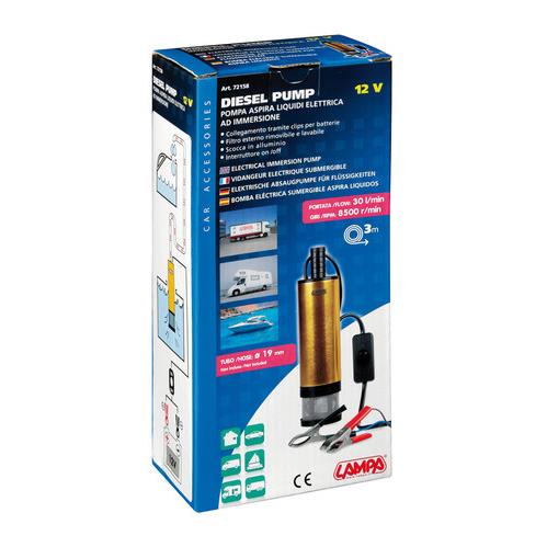 Ηλεκτρικη Αντλια Αναρροφησης Πετρελαιου 12V (ΚΑΛΩΔΙΟ 3 Μετρων - 30 l ...
