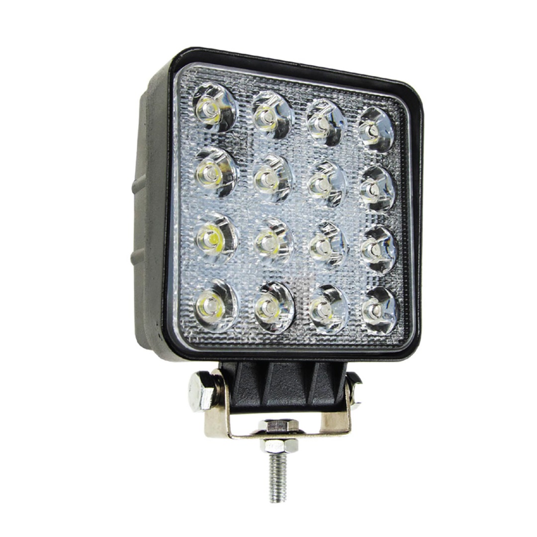Προβολεας Εργασιας Τετραγωνος AWL05 Flat 4000lm 9/60V - 48W -16 Led ...