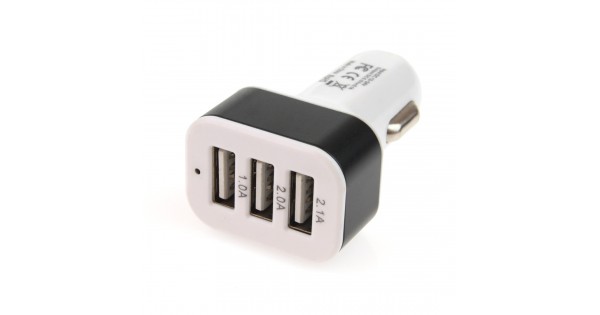Φορτιστης Αναπτηρα Με 3 Θυρες Usb 12/24V 5100mA (1Α, 2Α, 2.1Α) Amio - 1 ...