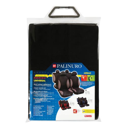 Lampa Καλυμματα Καθισματων Palinuro Set 4ΤΕΜ. ΜΑΥΡΟ/ΓΚΡΙ L54961