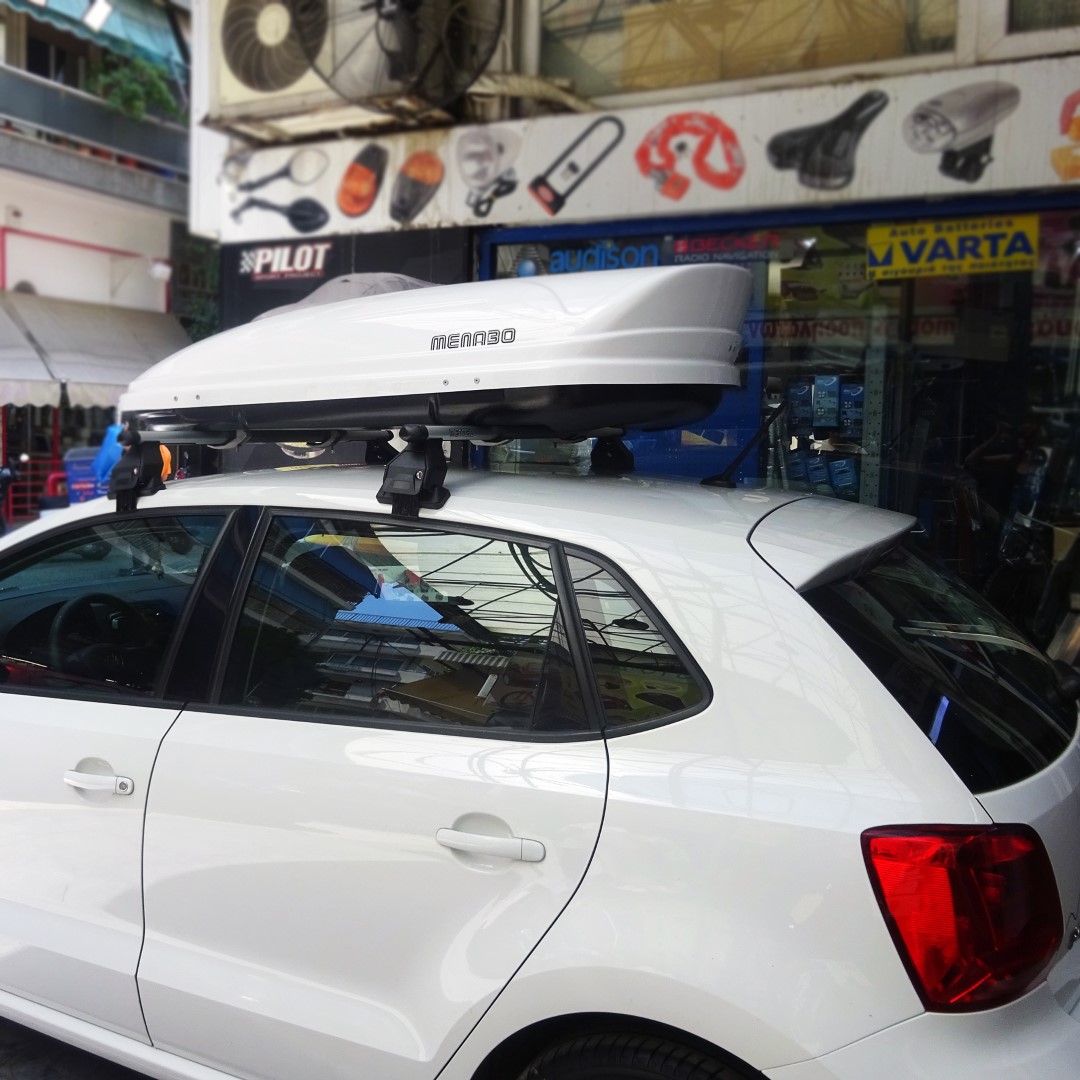 Menabo VW Polo 6R/6C 5D 2010>2017 Kit Με Μπαρες Οροφης Αλουμινιου ...
