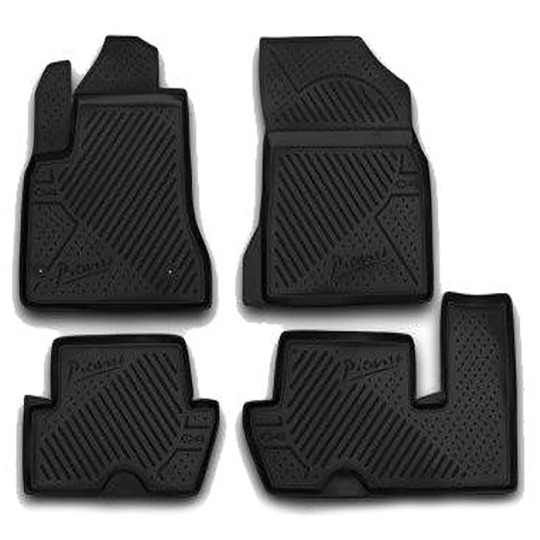 Novline Σετ Πατάκια 4τμχ από Λάστιχο για Citroen C4 / Picasso 2006-2013