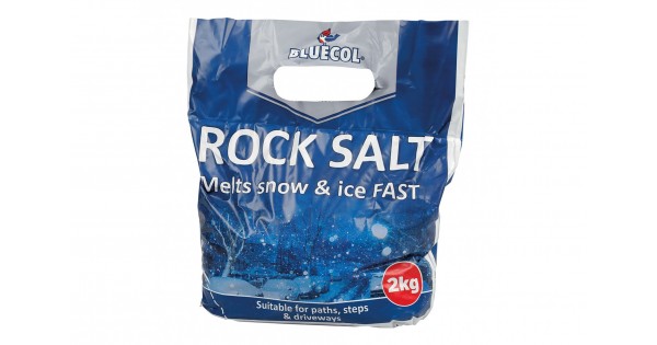 Αλατι Για Λιωσιμο Παγου Rock Salt Bluecol 2kg