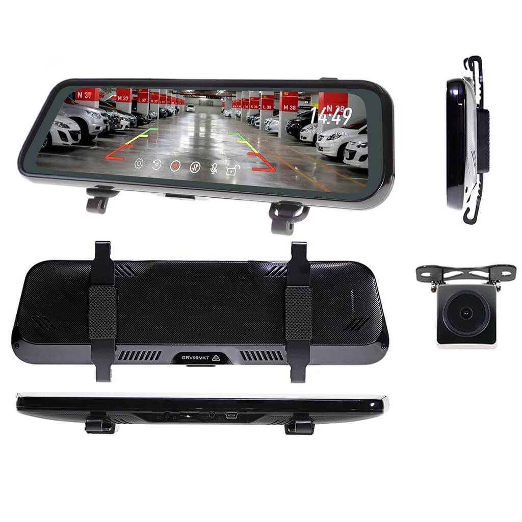 Κάμερα Οπισθοπορείας Ζωντανής Ροής & Καταγραφής Με Οθόνη Υψηλής ...