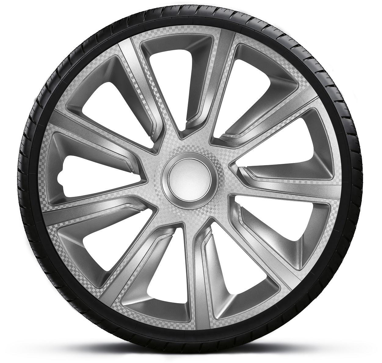 Σετ Διεθνη Τασια Τροχων 14'' Veron Carbon (4ΤΕΜ)