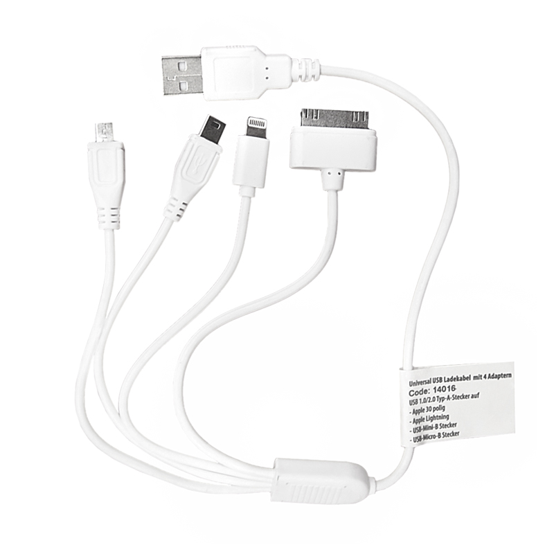 Καλωδιο Φορτισης Usb 4-ΠΛΟ
