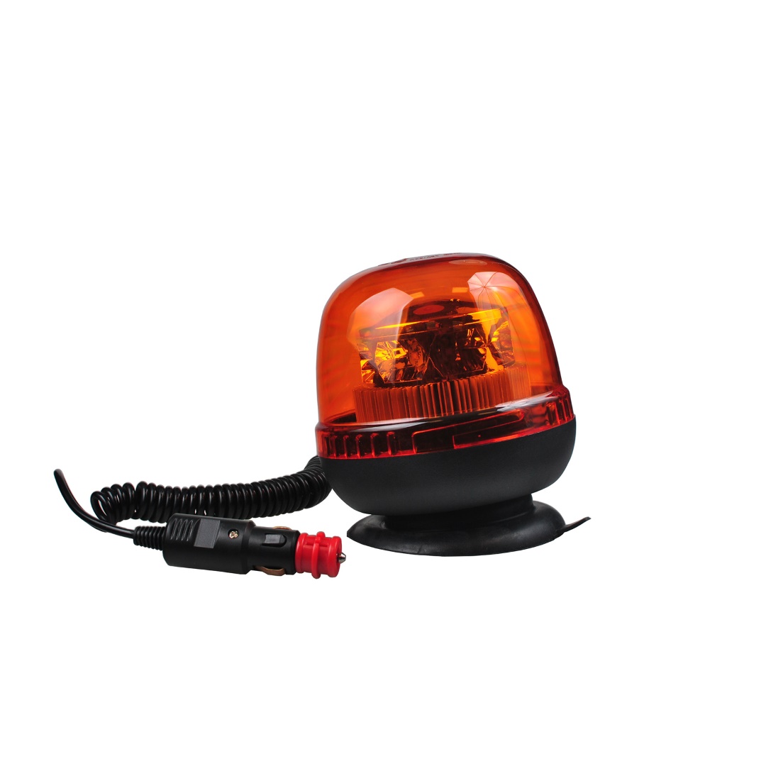 Φαρος Led IP56 Ece 12-24V Μαγνητικος Πορτοκαλι 135x130mm