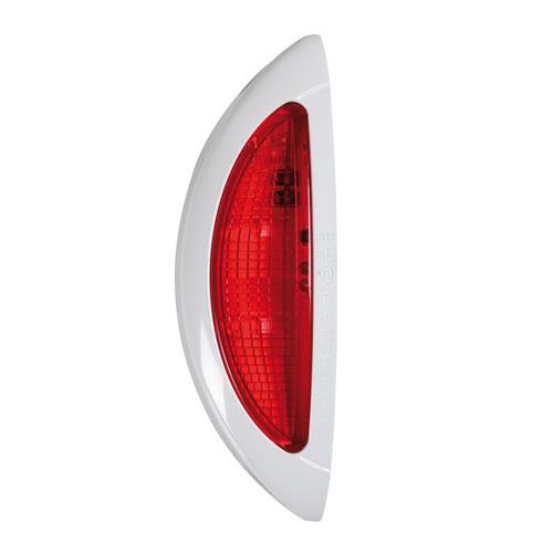 Φωτα Ογκου Φορτηγου 12/24V 4SMD Led 1ΤΕΜ. ΛΕΥΚΟ-ΚΟΚΚΙΝΟ Σε Λευκο Πλαισιο