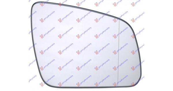 Κρυσταλλο Καθρεφτη Θερμαινομενο -09 (ASPHERICAL GLASS) Δεξια Mercedes C ...