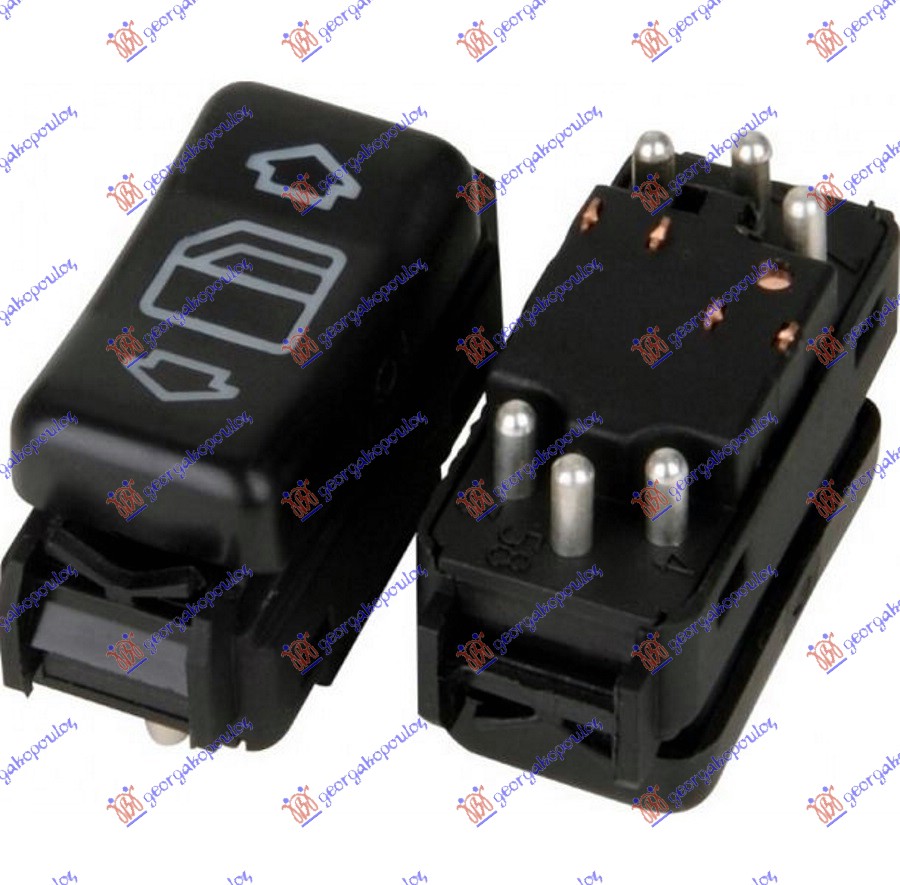 Διακοπτης ΠΑΡΑΘ. Πισω (6pin) Δεξια Mercedes 190E (W201) 84-93 - 051907176