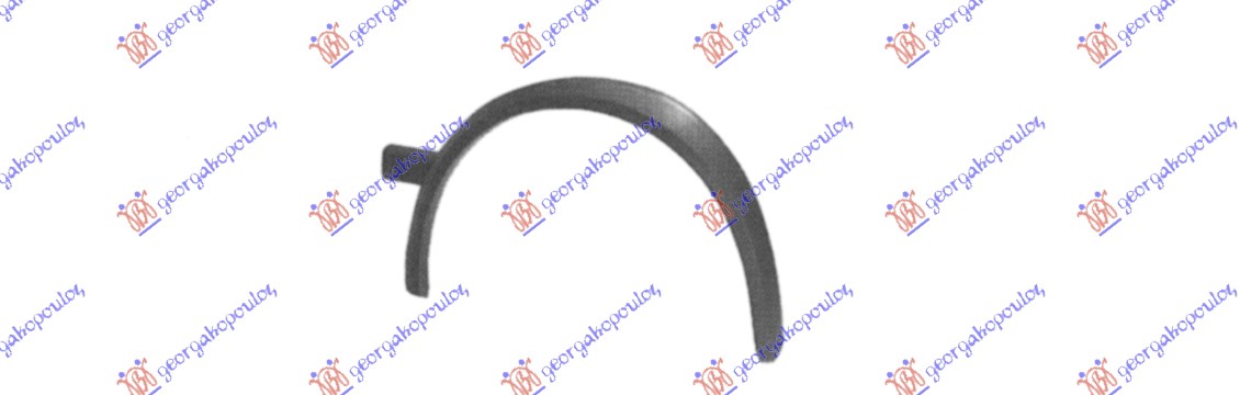 Δεξια Πλαστικη Κουρμπα Εμπρος VW Golf II Manhatan 88-91