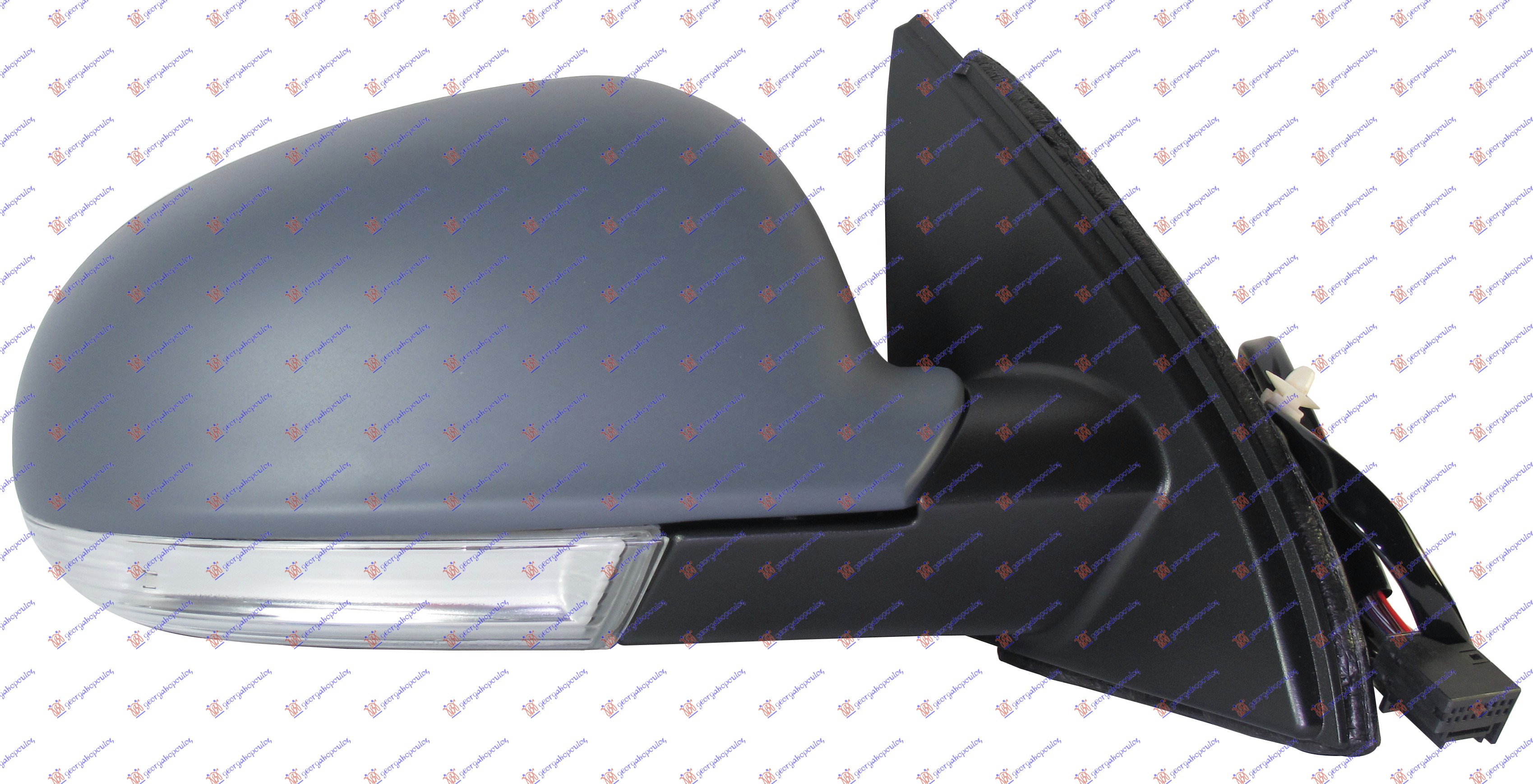 Καθρεφτης ΗΛΕΚ. ΘΕΡΜ. ΒΑΦ. (ΜΕ ΦΛΑΣ) (CONVEX GLASS) Δεξια Vw Jetta 05 ...