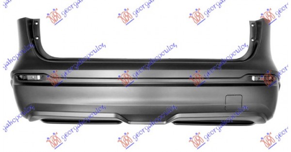 Προφυλακτηρας Πισω ΒΑΦΟΜ. (ΜΕ/ΧΩΡΙΣ PDS) Nissan Qashqai 17-21 - 576203640