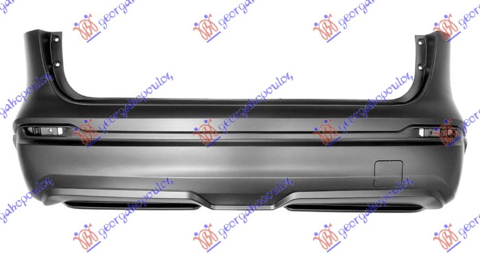 Προφυλακτηρας Πισω ΒΑΦΟΜ. (ΜΕ/ΧΩΡΙΣ PDS) Nissan Qashqai 17-21 - 576203640