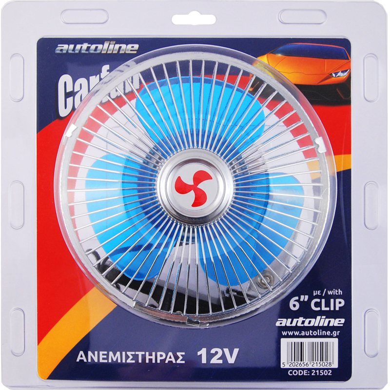 Ανεμιστηρας 6" Με Κλιπ 12V