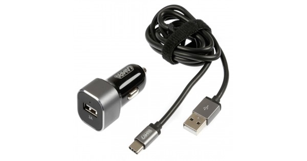 Φορτιστης Αναπτηρα 12/24V Με 1 Usb TYPE-C 3000mA Με Καλωδιο 100cm Fast ...