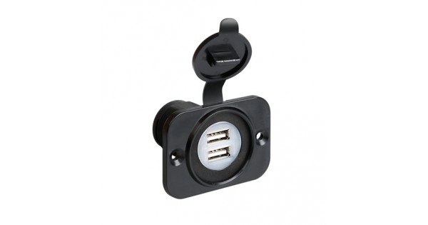 Ανταπτορας Αναπτηρα Με Καπακι Με 2 Usb