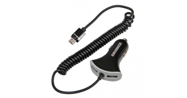 Lampa Φορτιστης Αναπτηρα Διπλος Slim Usb Evo ME Καλωδιο 12/24V 2400mA ...