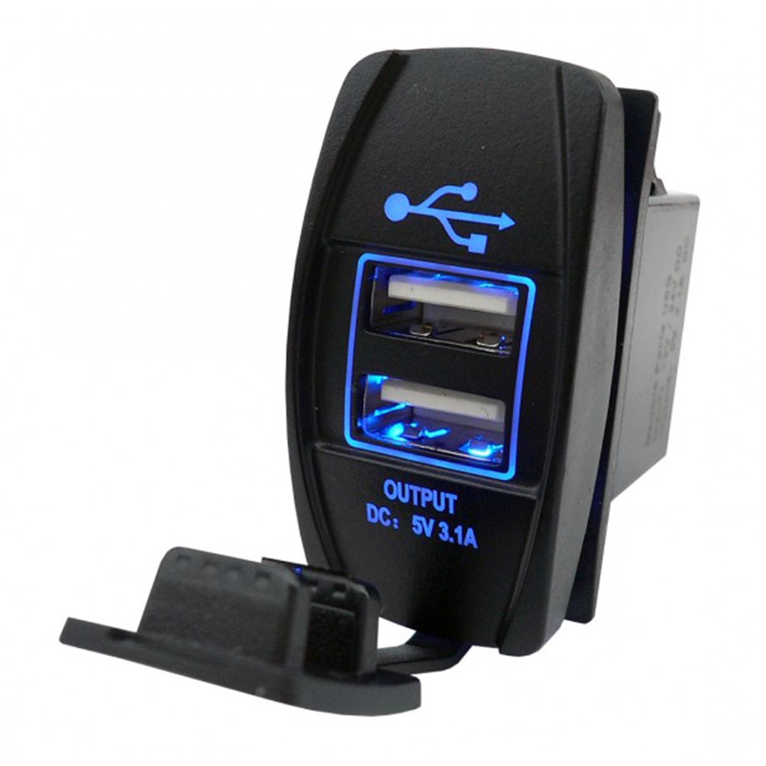 Ανταπτορας Αναπτηρα Axel Με 2 Usb 12/24V Output 5V 3100mA