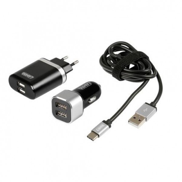 Καλωδιο Φορτισης Silver Line Usb Type C -100 cm (ΔΙΠΛΟΣ ΑΝΤΑΠΤΟΡΑΣ ...