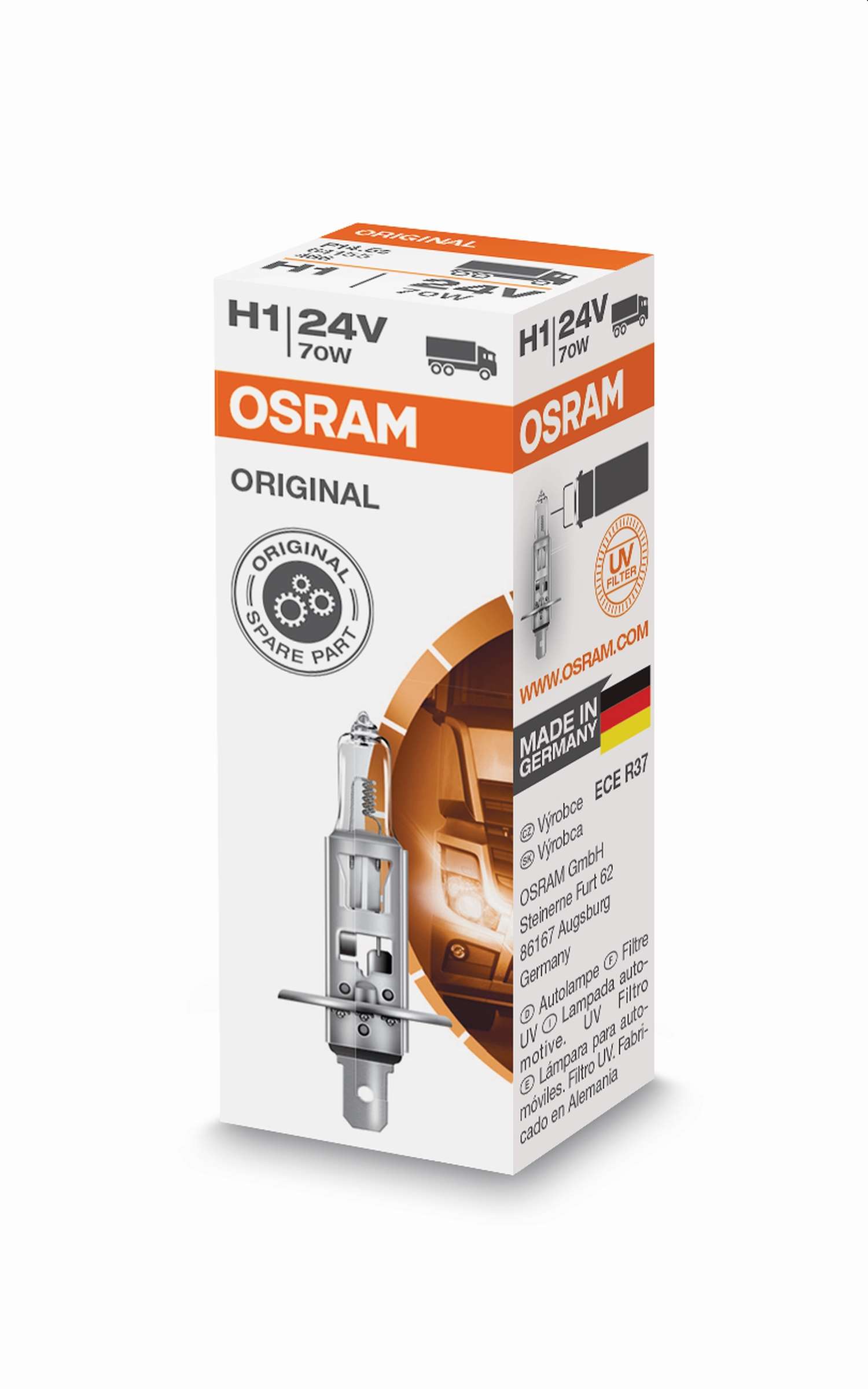 Osram H1 Original Line 24V 70W P14,5s 64155