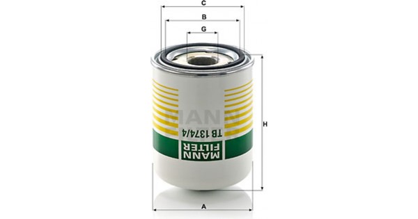 MANN-FILTER Στοιχείο αφυγρ., σύστ. πεπ. Αέρα - Tb 1374/4 X