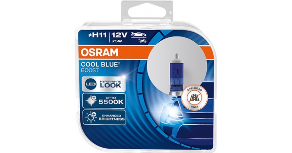 Osram H11 Cool Blue Boost 5000K 12V 75W 2τμχ.
