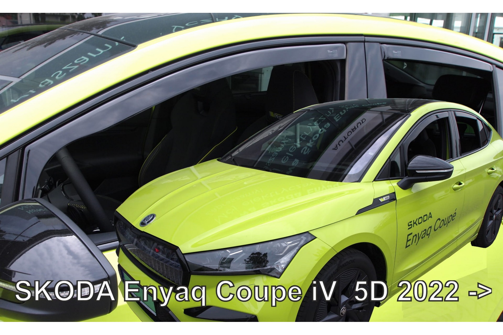 Skoda Enyaq Coupe 5D 2022+ Σετ Ανεμοθραυστες Αυτοκινητου Απο Ευκαμπτο ...