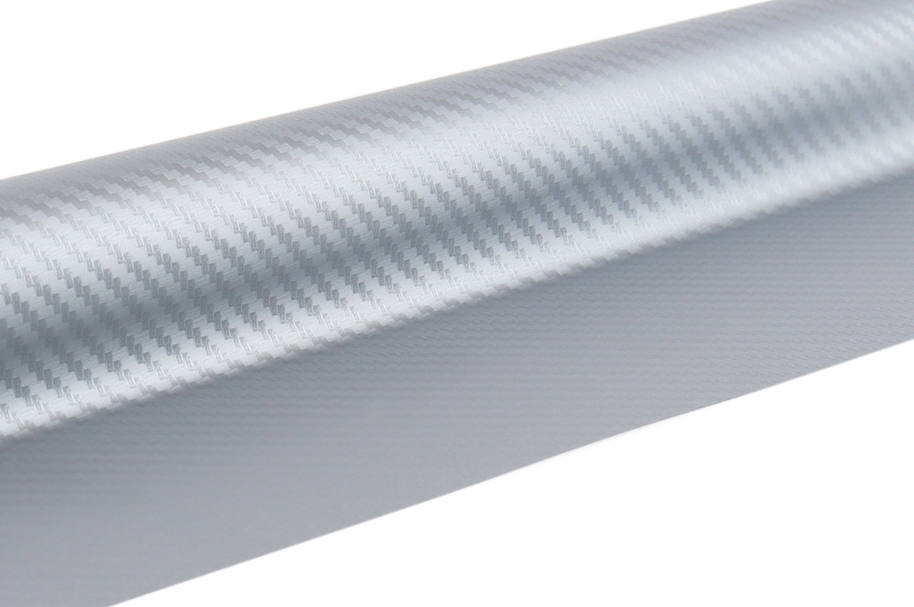 Φιλμ Carbon Ασημι Εσωτερικης & Εξωτερικης Χρησης 30x150cm