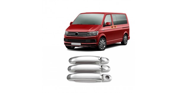 Vw T6 Transporter Van 2015+ 3 Πορτες Χερουλια Πορτας Χρωμιο Μεταλλικα