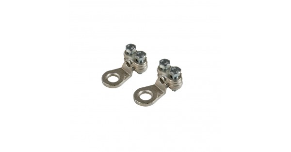 Ακροδεκτες Καλωδιων Μπαταριας 16mm²ΜΕ Τρυπα 8mm Με Πλακα Συσφιξης 2ΤΕΜ
