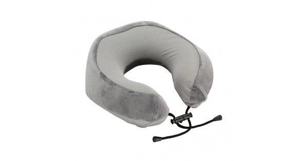 Μαξιλαρι Ταξιδιου Αυχενα Εργονομικο Memory Foam Γκρι NECK-LUXE Lampa ...